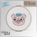Pig Cross Stitch Pattern Cross Stitch Pattern Cute Piggy Cross Stitch ...