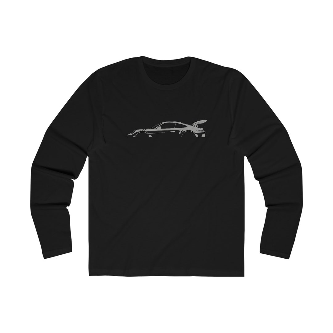 911 GT3 RS 992 Silhouette Unisex Long Sleeve Crew Tee/t-shirt - Etsy