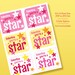 Kids Valentine Cards, You're A Star Valentine, Classroom Valentine ...