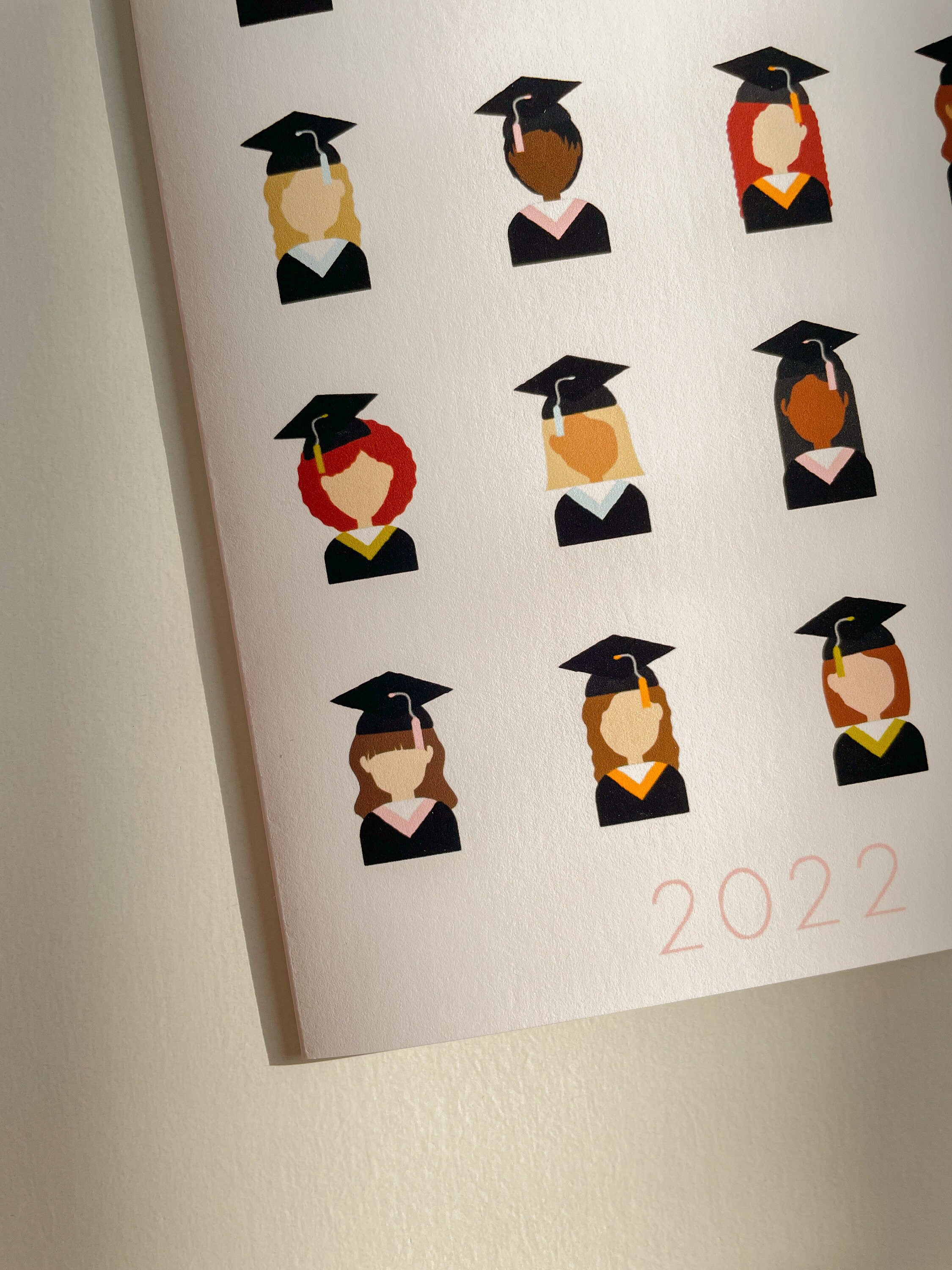 2023 Graduation Card, Congrats Grad Blank Greeting Card, Female ...