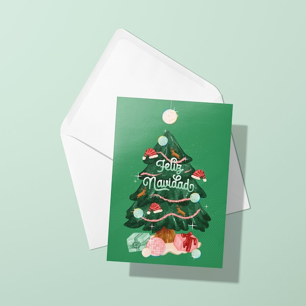 Spanish Holiday Card - Etsy