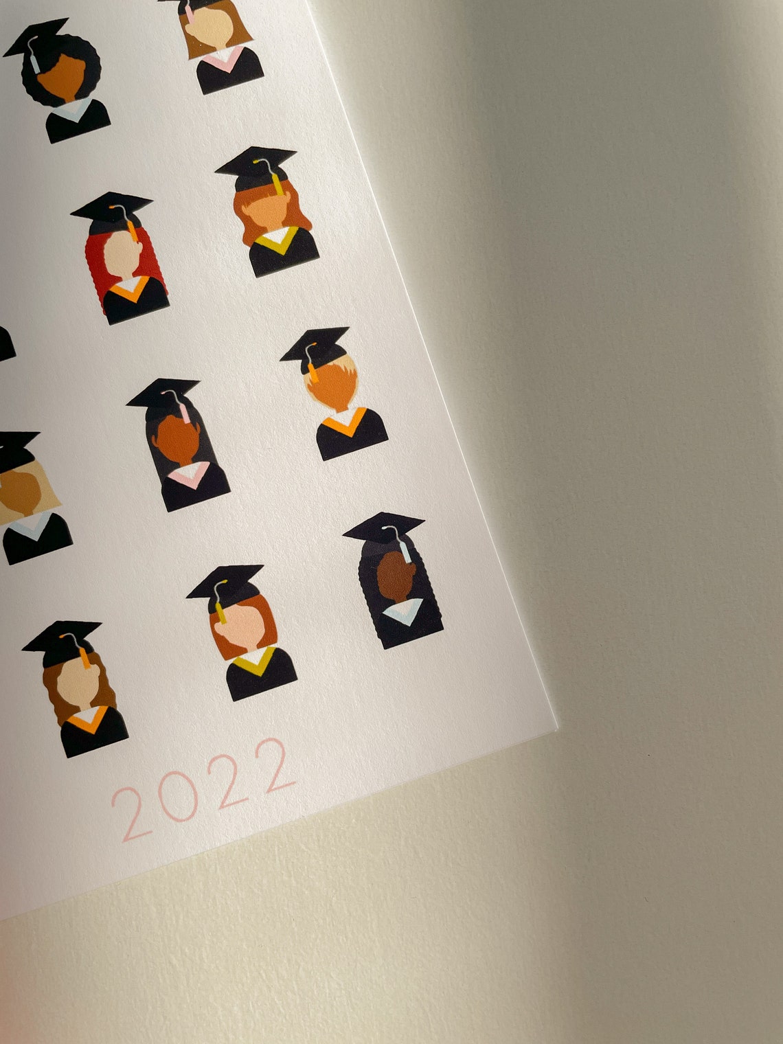 2023 Graduation Card, Congrats Grad Blank Greeting Card, Female ...