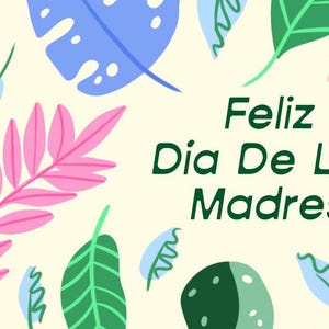 Spanish Mother's Day Card, Mother's Day, Feliz Dia De Las Madres, A2 ...