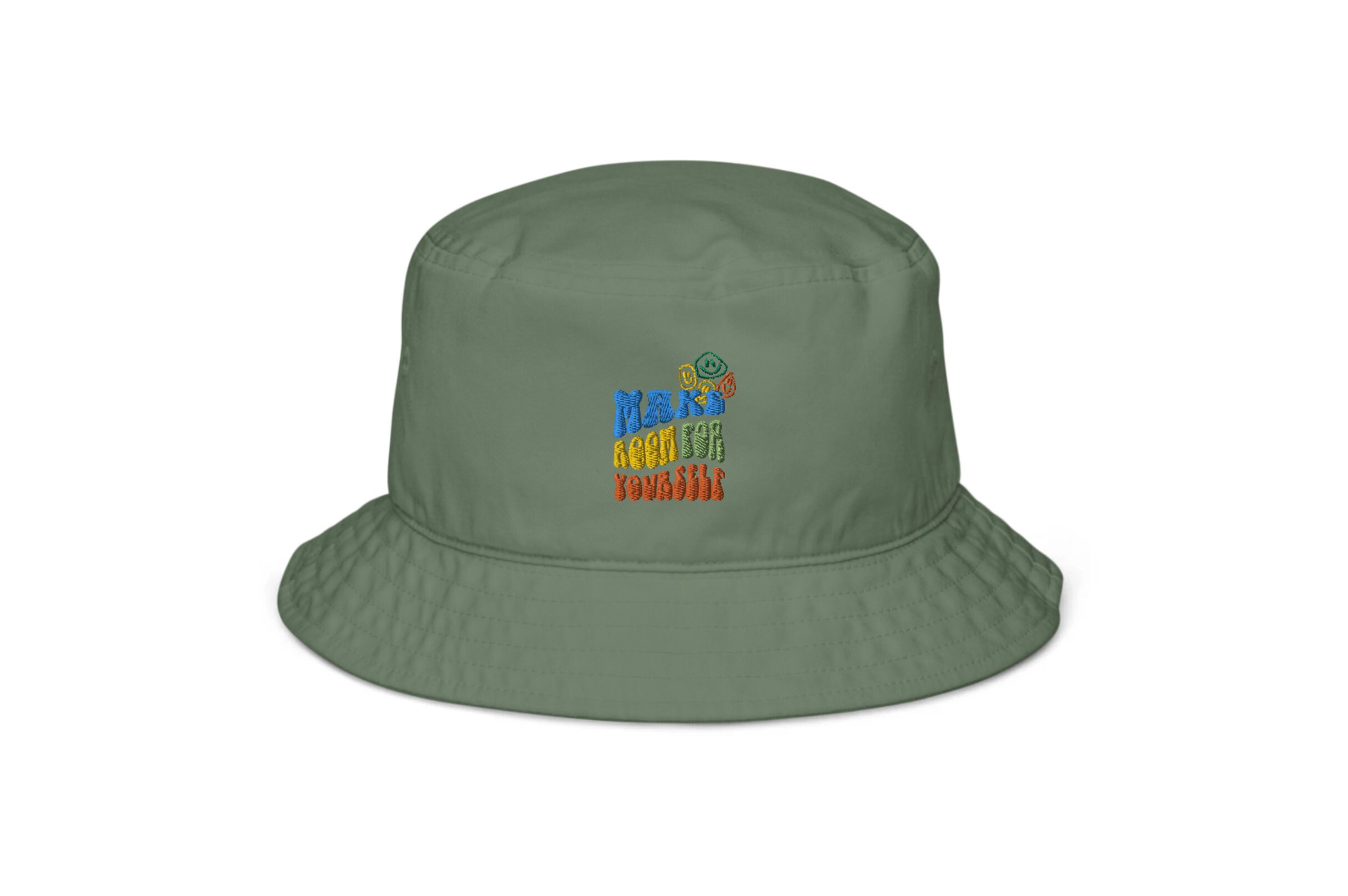 Smiley Face Make Room for You Embroidery Bucket Hat, Mac Miller Self ...