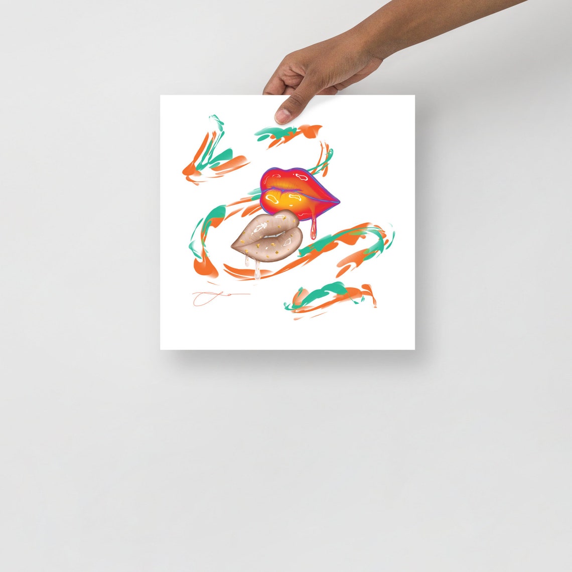 Retro Style Poster, Vanity Room Wall Art, Vibrant Aesthetic, Salon ...