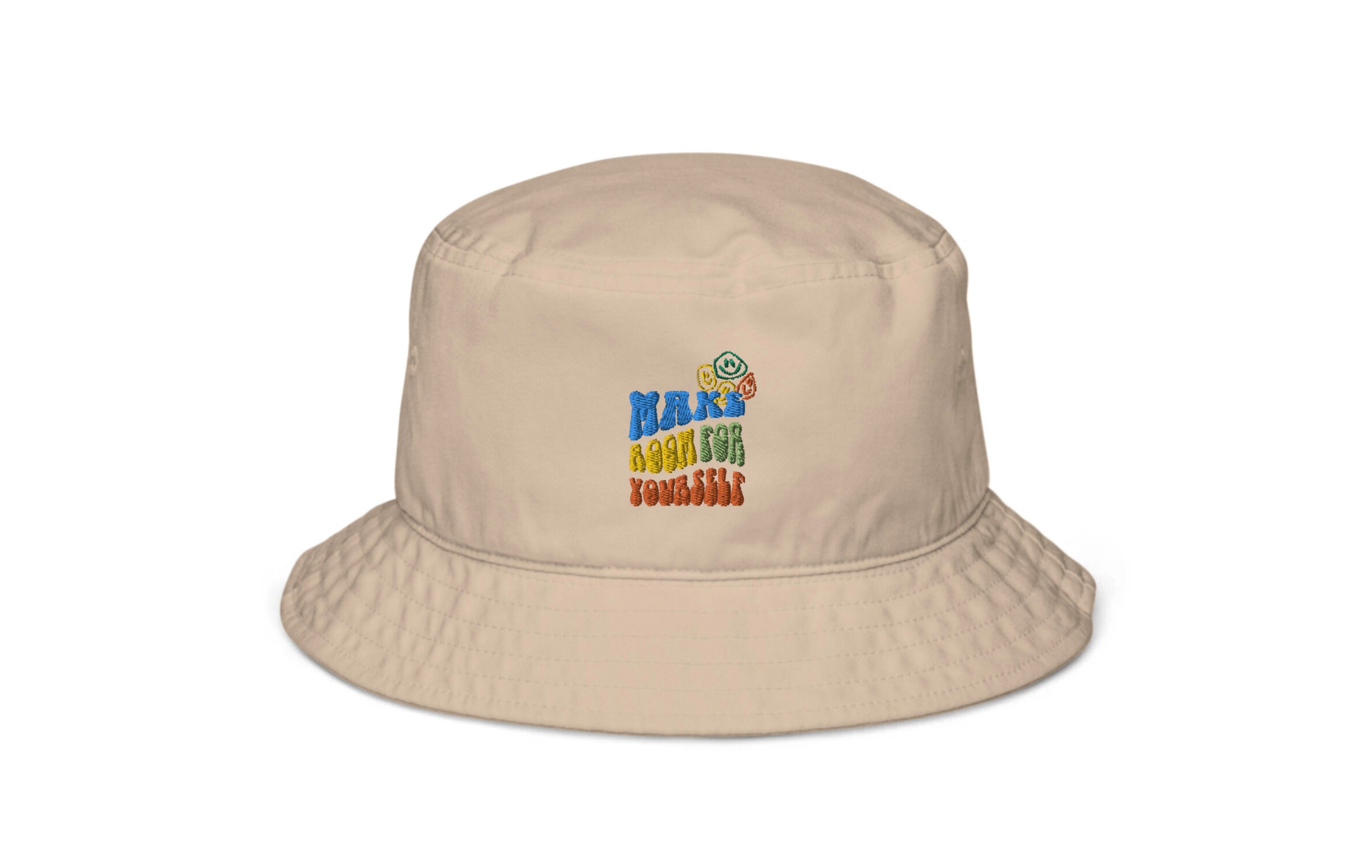 Smiley Face Make Room for You Embroidery Bucket Hat, Mac Miller Self ...