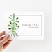 Printable Digital Thank You Card Gratitude Cards Floral Thank You Card ...