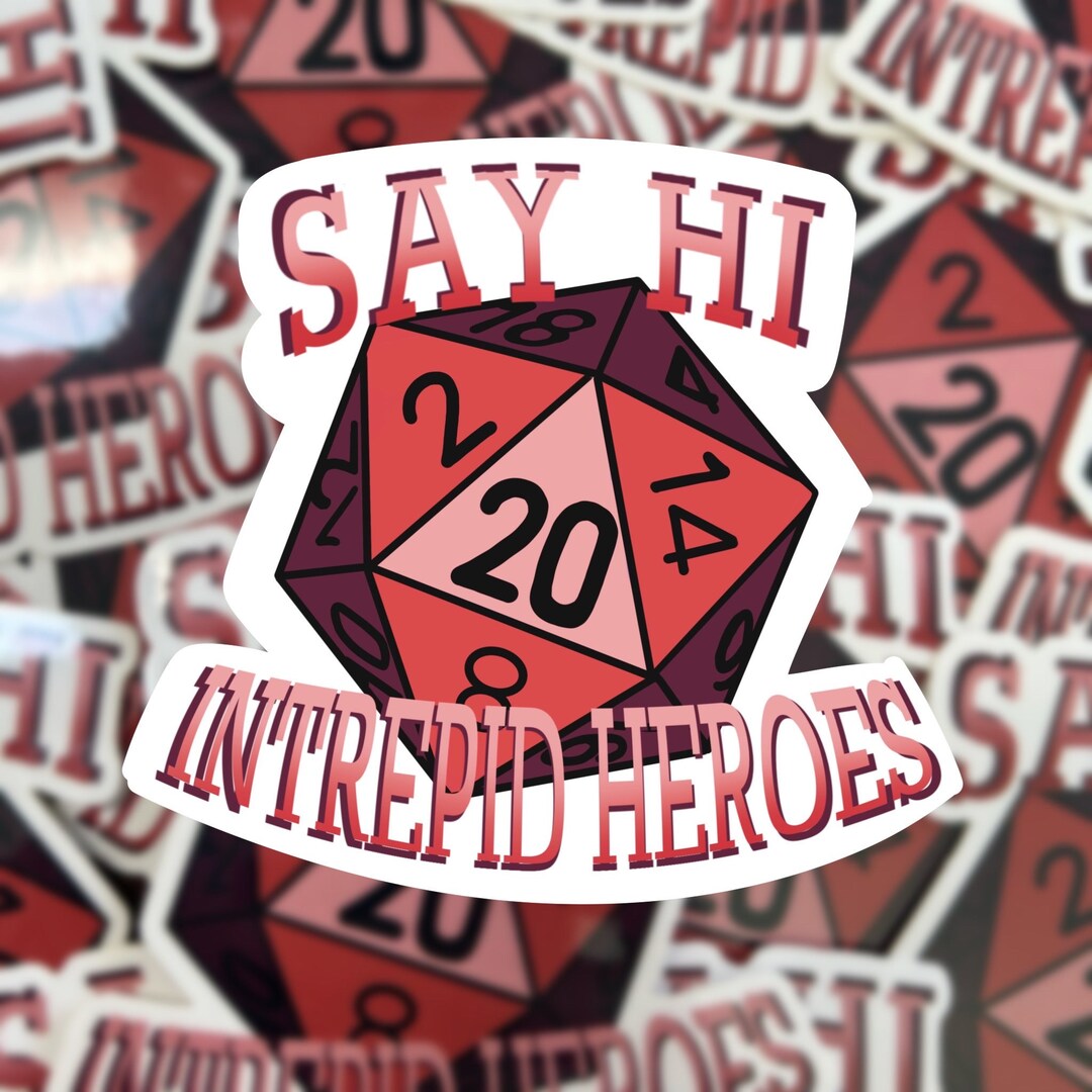 Dimension 20 Sticker | 2.5 Inch Sticker | D20 Sticker | DND Sticker ...