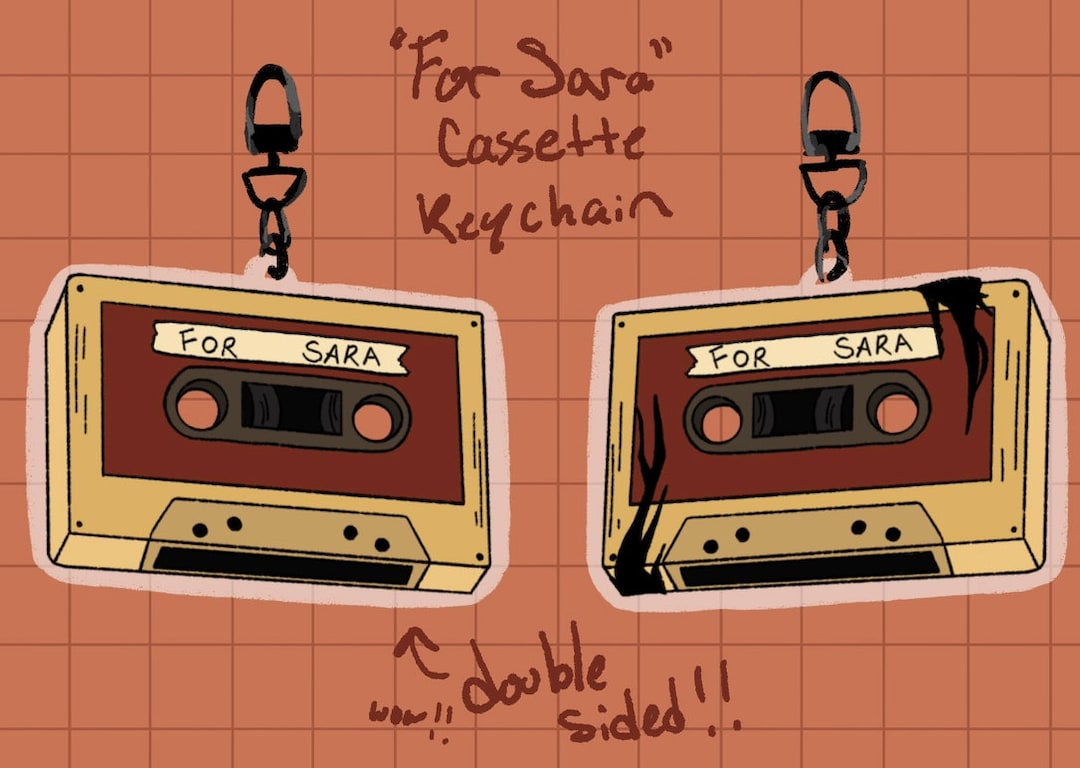 For Sara Cassette Keychain | Over the Garden Wall - Etsy
