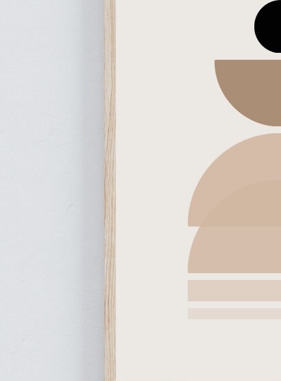 Neutral Boho Gallery Wall Prints, Mid Century Modern Wall Art Set ...