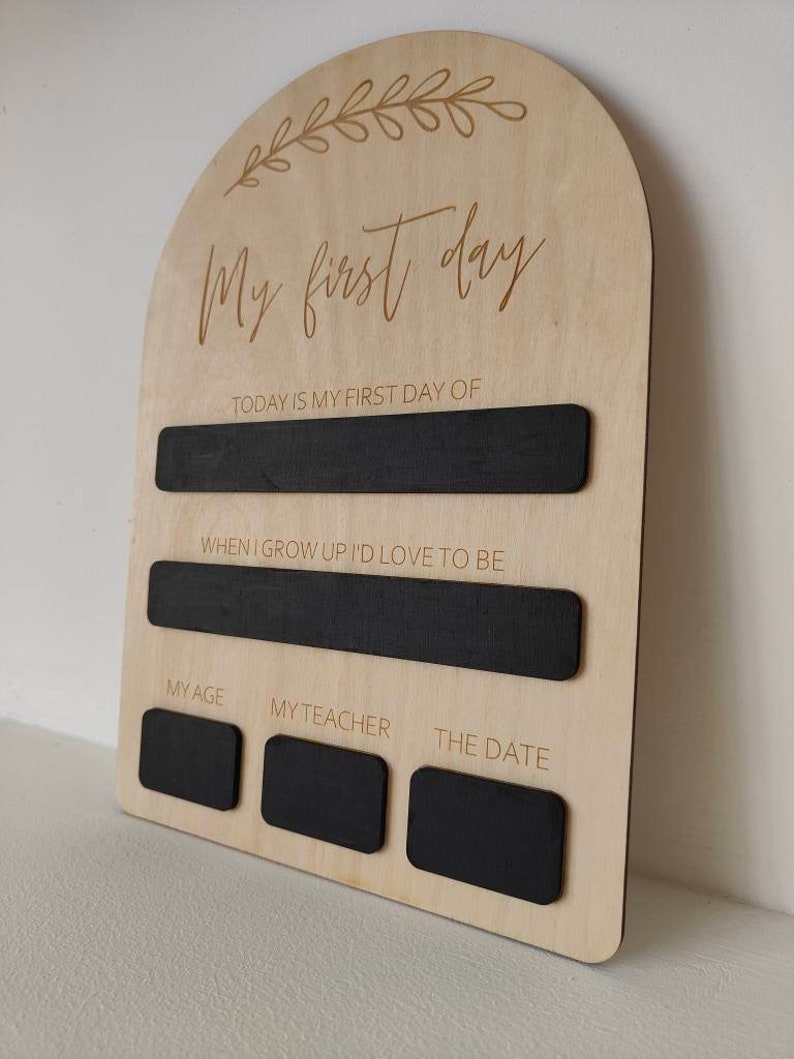 My First Day of School / Preschool / Nursery Memory Board - Etsy