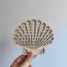 Rattan Seashell Boho Nursery Decor Rattan Effect Shell Mermaid Decor ...