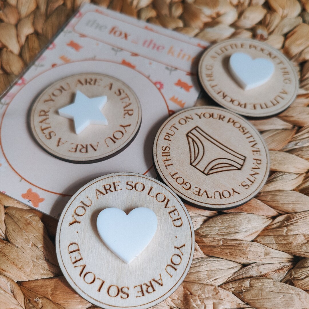 Pocket Hug Token | Starting School | Positivity Token | Affirmation ...