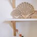 Rattan Seashell Boho Nursery Decor Rattan Effect Shell Mermaid Decor ...