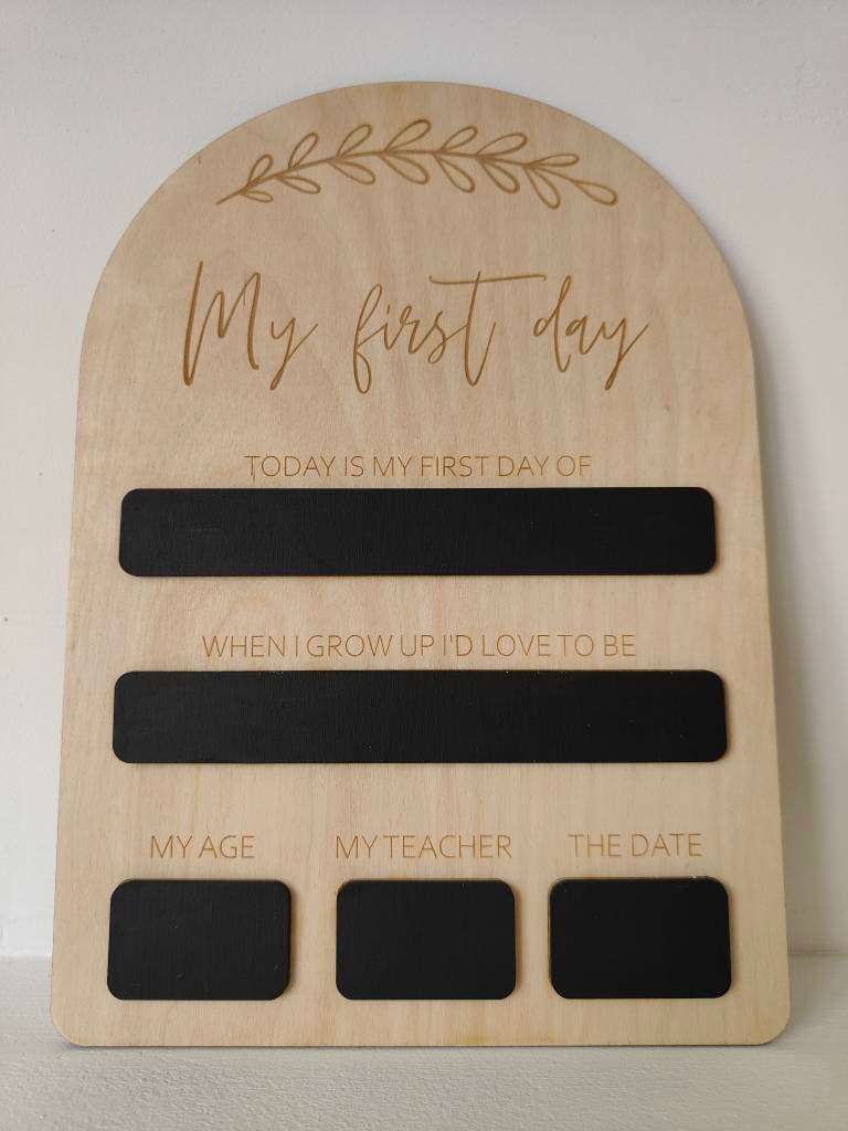 My First Day of School / Preschool / Nursery Memory Board | Etsy