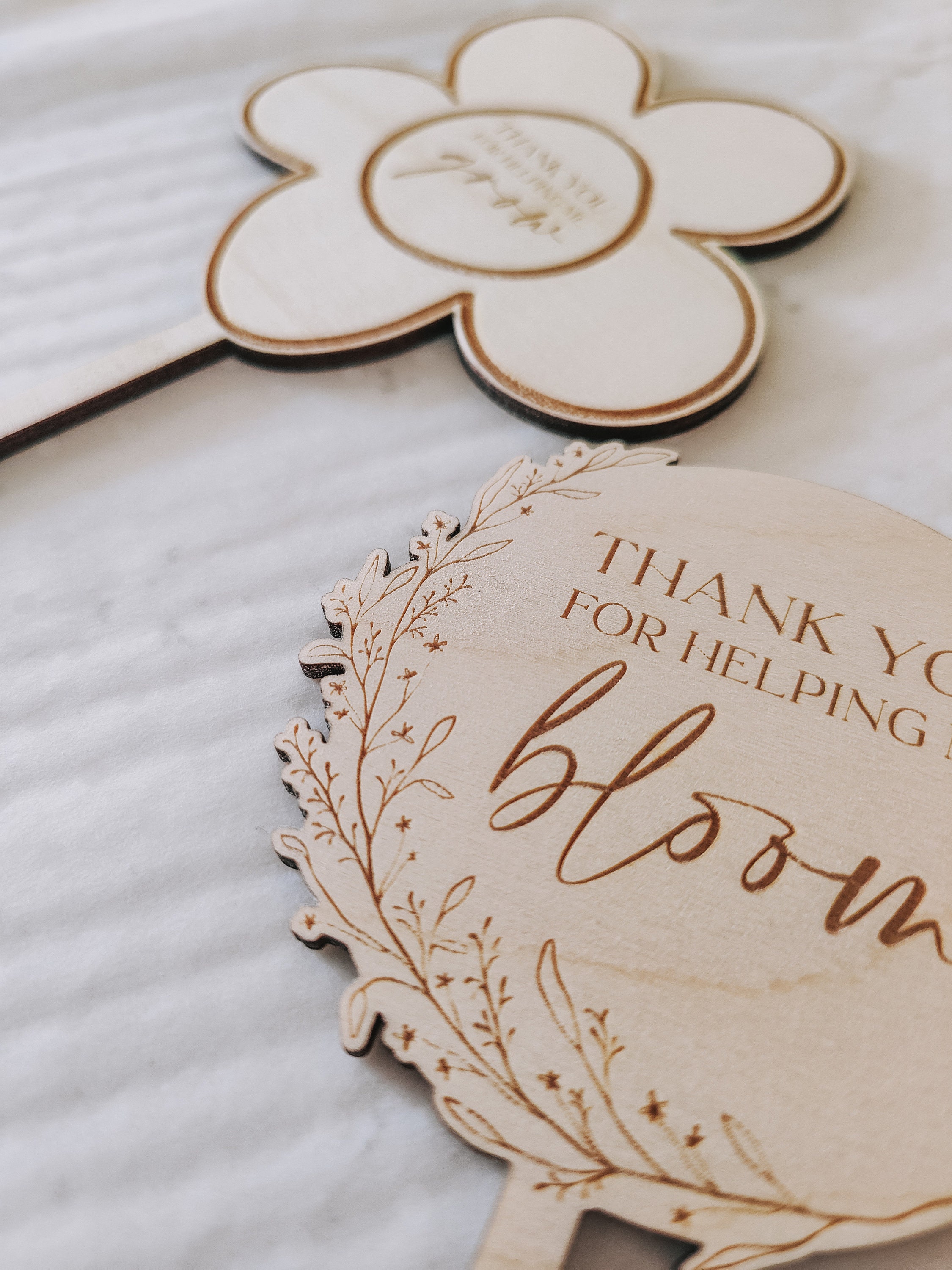 Teacher Plant Stake | Flower Stake | Thank You Teacher Gift, Thank You ...