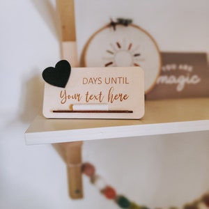 Custom Countdown to Birthday Board | Personalised Countdown to Any ...