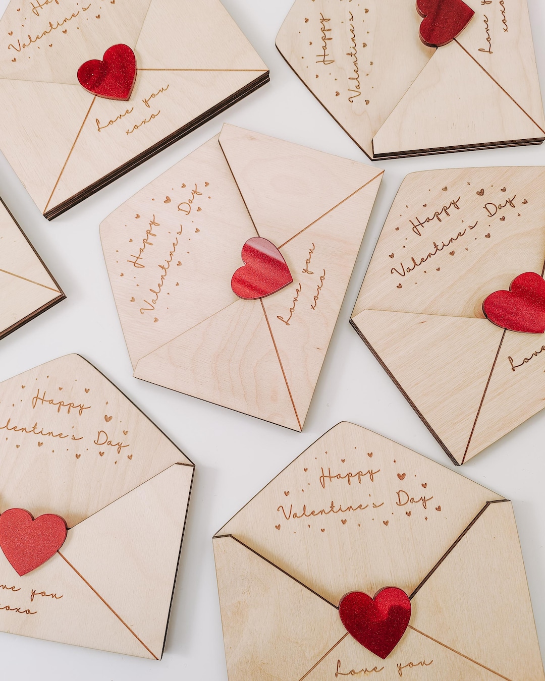 Love Note Holder | Valentine's Gift Wooden Envelope | Voucher Holder - Etsy
