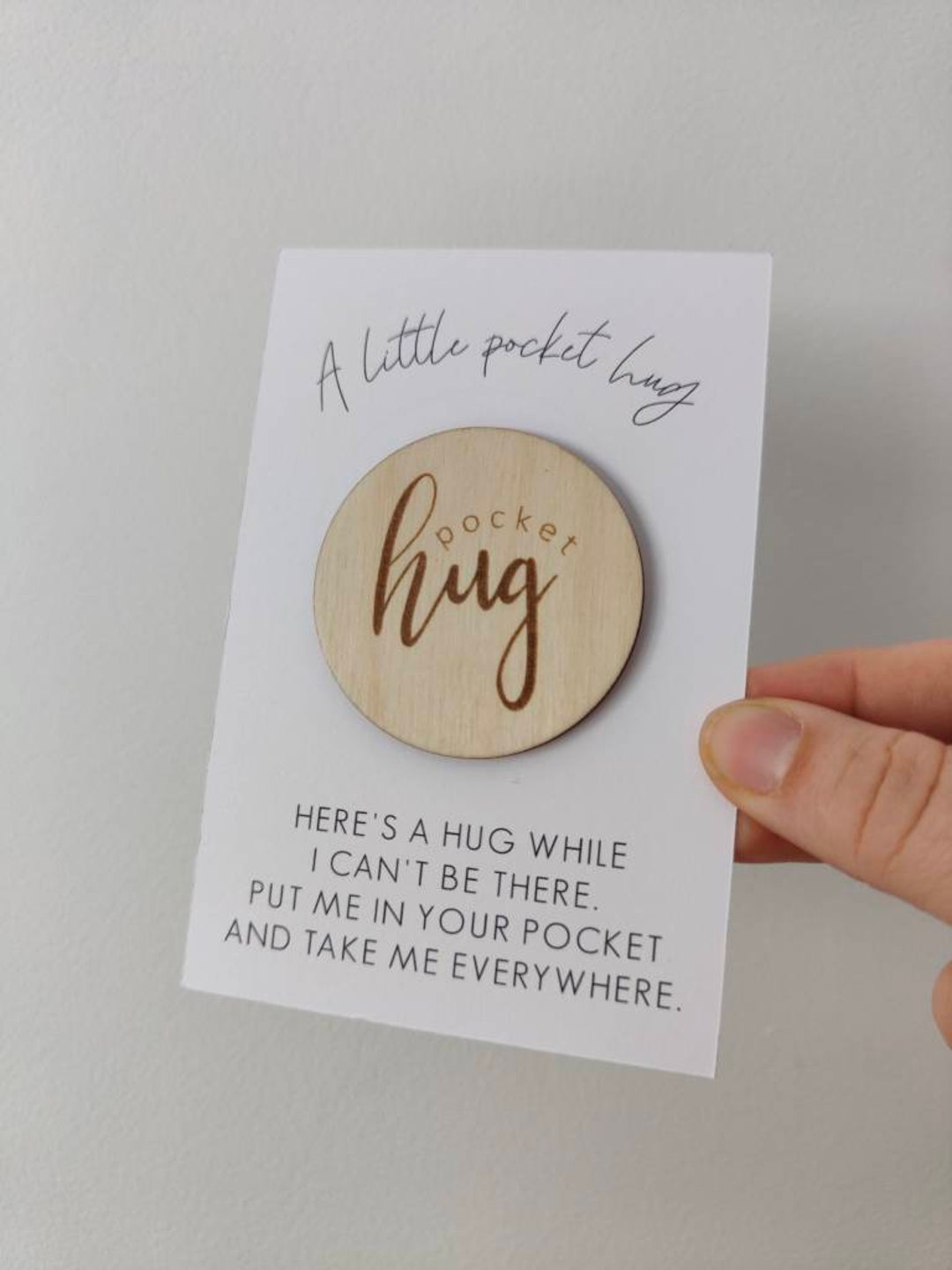 Pocket Hug Token | Starting School | Friend Gift | Keepsake | Hug ...