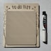 To Do List | Reusable White Board Dry Erase | Things to Do - Etsy