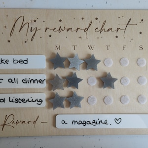 Reward Chart - Star Chart Board - Etsy UK