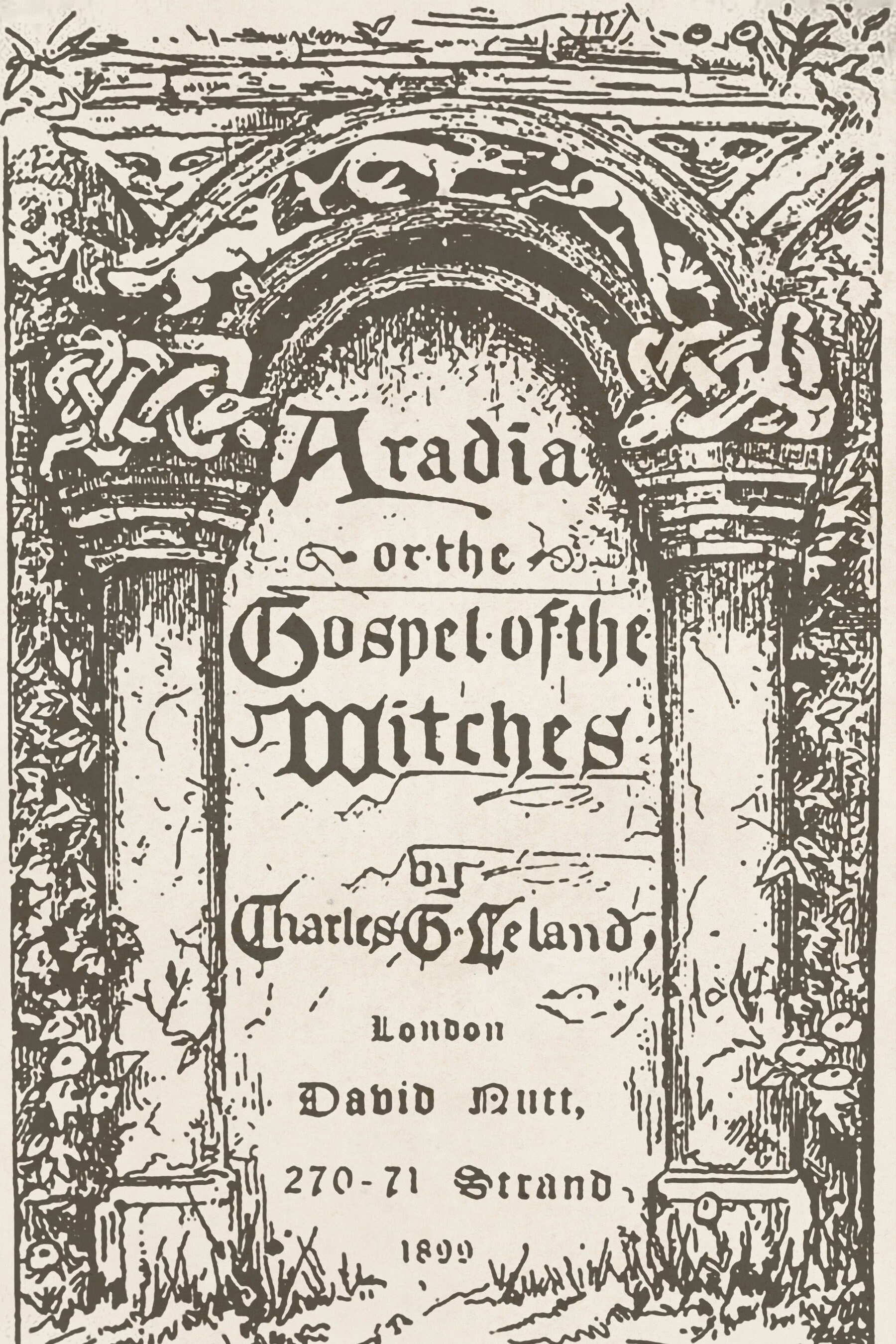 Aradia, or the Gospel of the Witches - Witchcraft E-book (digital PDF ...