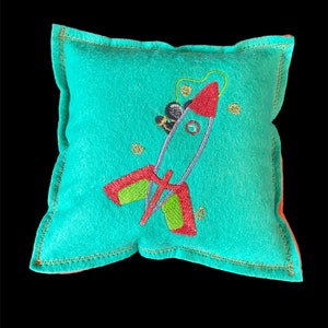 Tooth Fairy Pillow Rocket Spaceship - Etsy