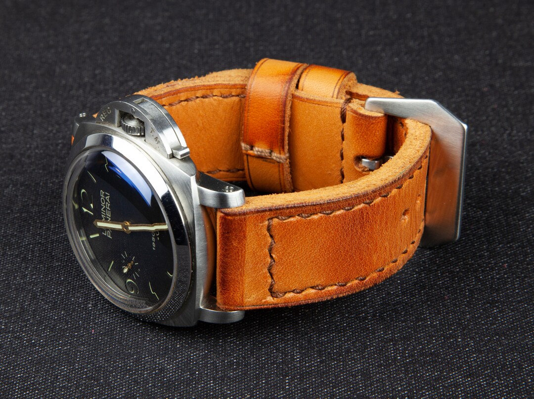 Leather Watchstraps Vegetable Tanned Soft Leatherhandmade - Etsy