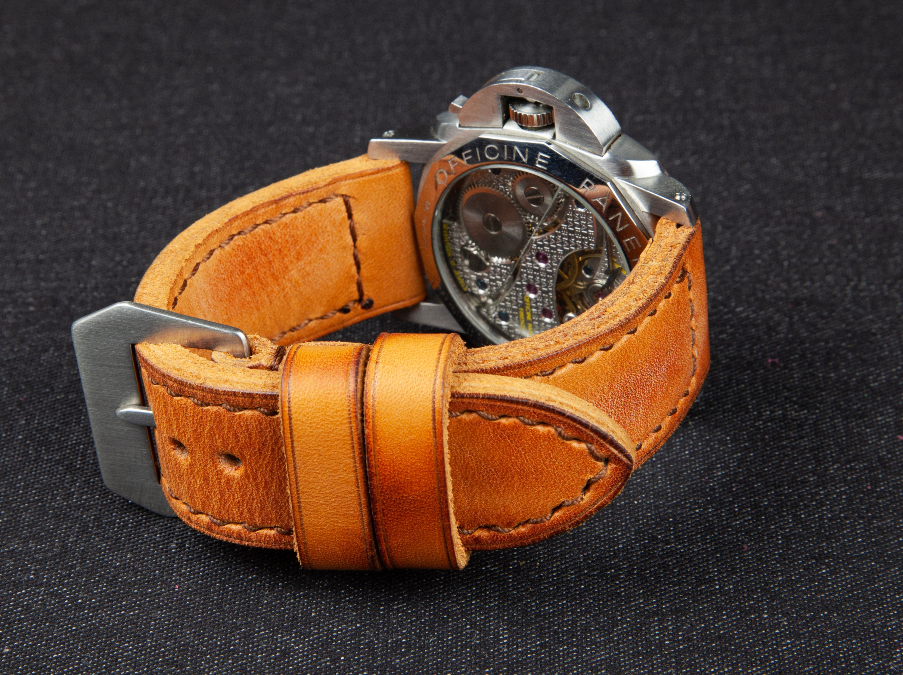 Leather Watchstraps Vegetable Tanned Soft Leatherhandmade - Etsy