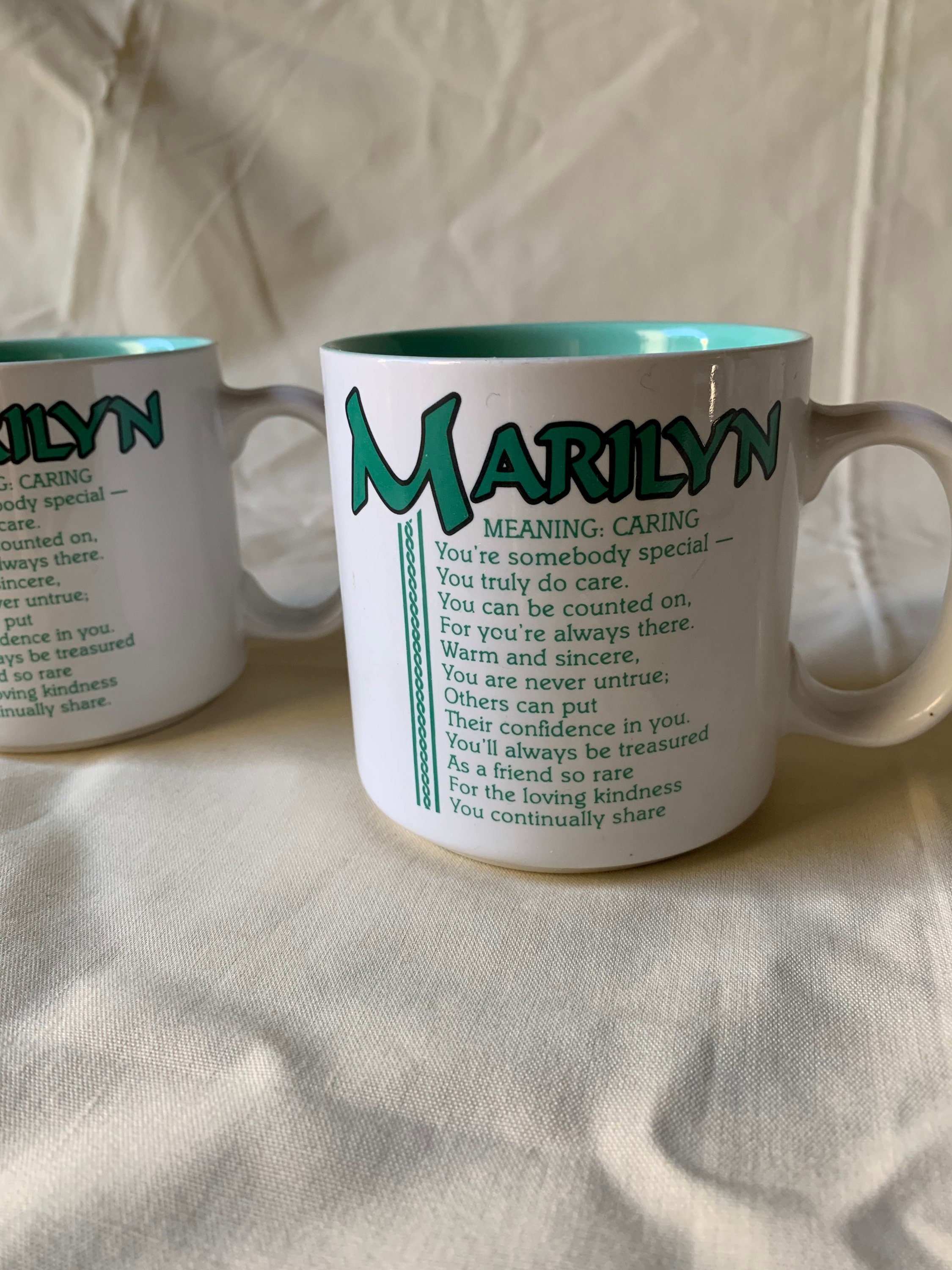 Ceramic Name Mug With Individual Poetry Design - Etsy