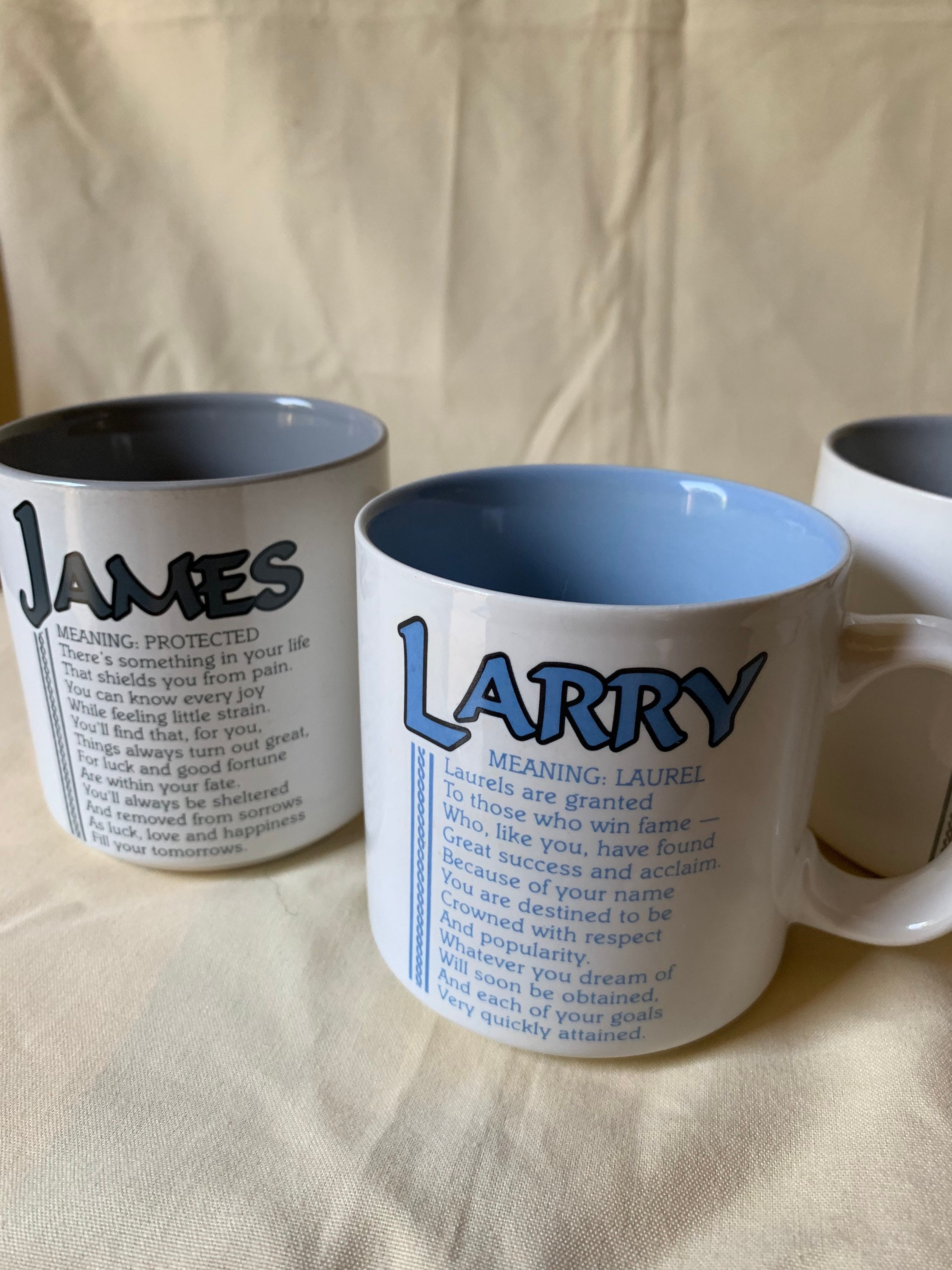 Ceramic Name Mug With Poetry Design - Etsy