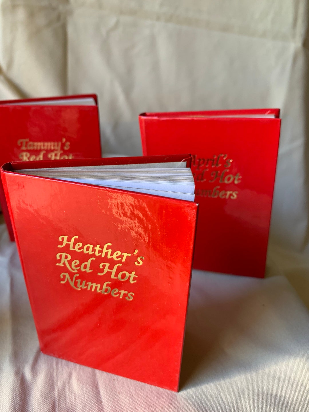 Vintage Name Address Book Red Hot Numbers for Her and Little Black Book ...