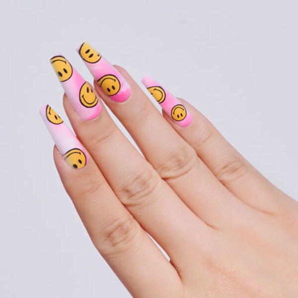 Matte Fake Nails - Etsy