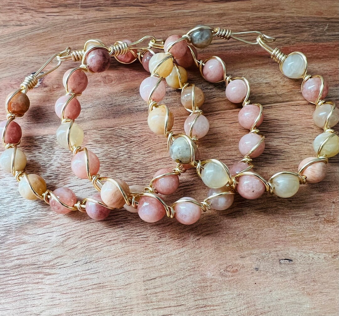 Sunstone Bangle - Etsy