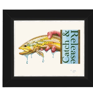 Catch & Release Sign Print - Etsy