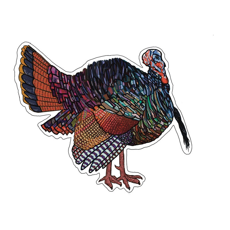 Wild Turkey Logo - Etsy