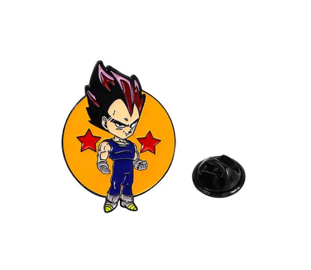 Dragon Ball Z Enamel Metal Pin Badge Anime Vegeta DBZ Merchandise Gift ...