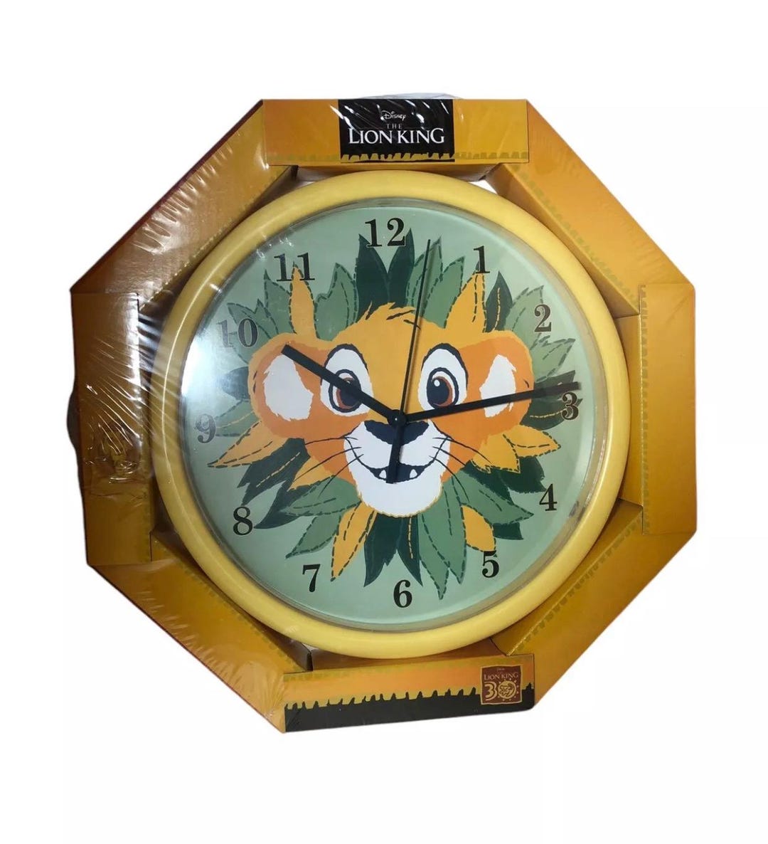 Disney the Lion King Simba Analogue Wall Clock 30th Anniversary New and ...