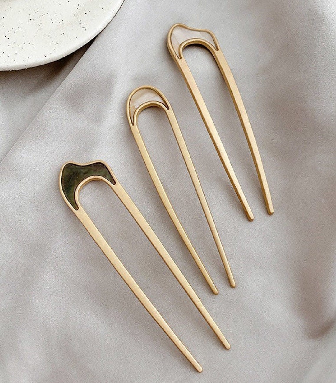 2 Piece French Hair Pin - Etsy