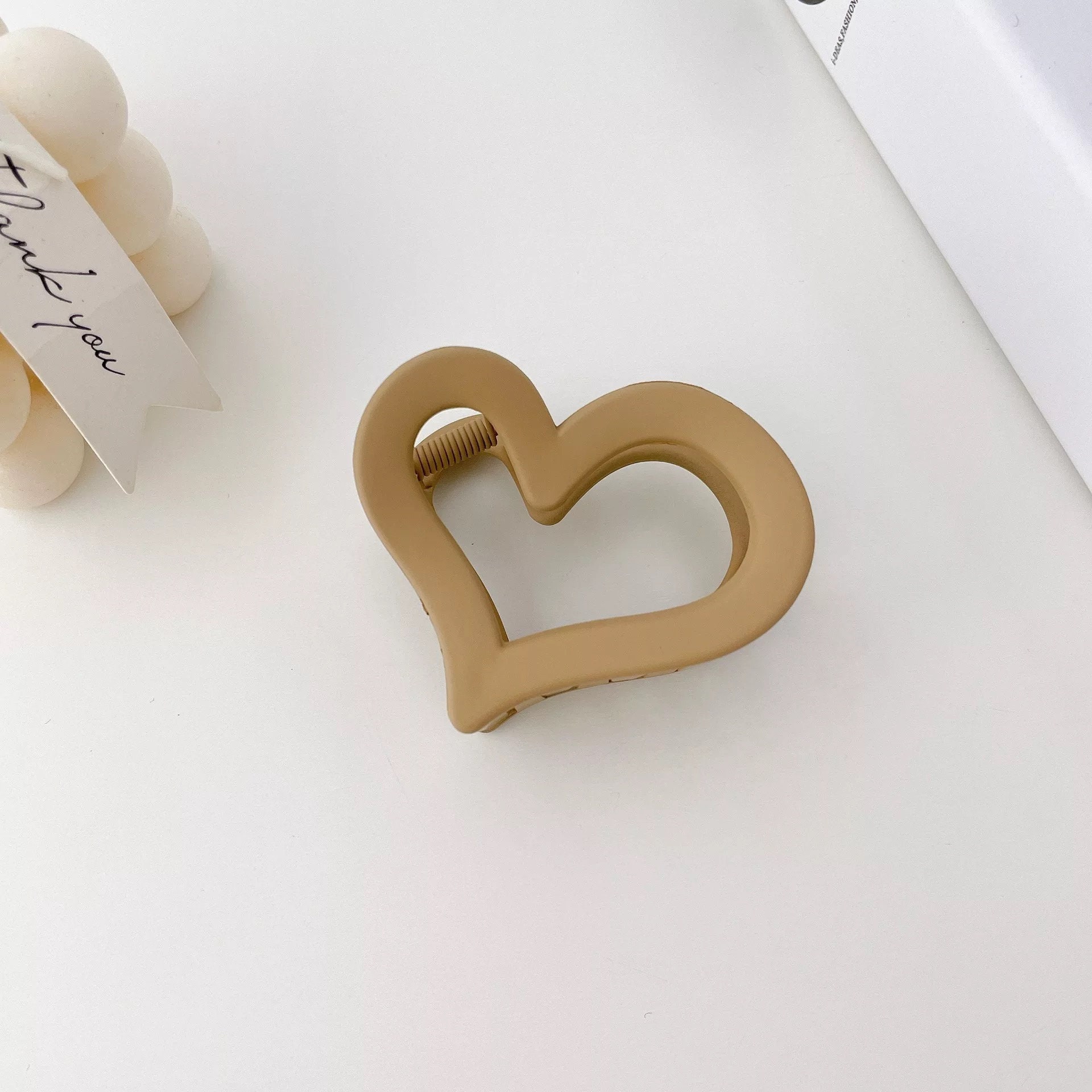 Heart Hair Clip - Etsy