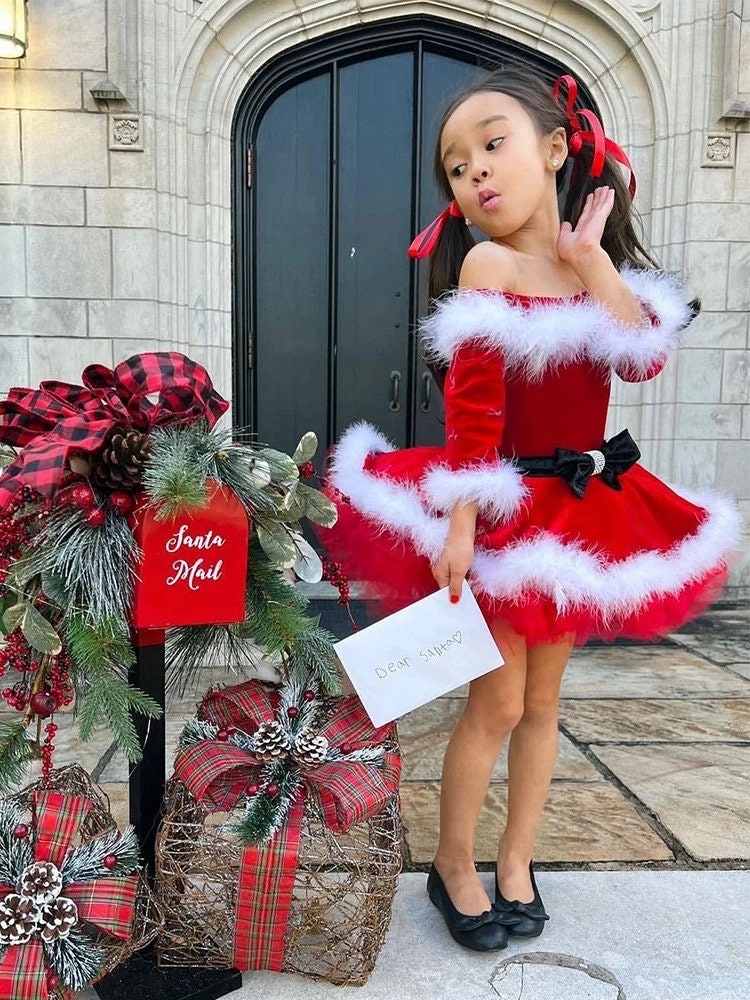 Santa Dress Girls Size 7