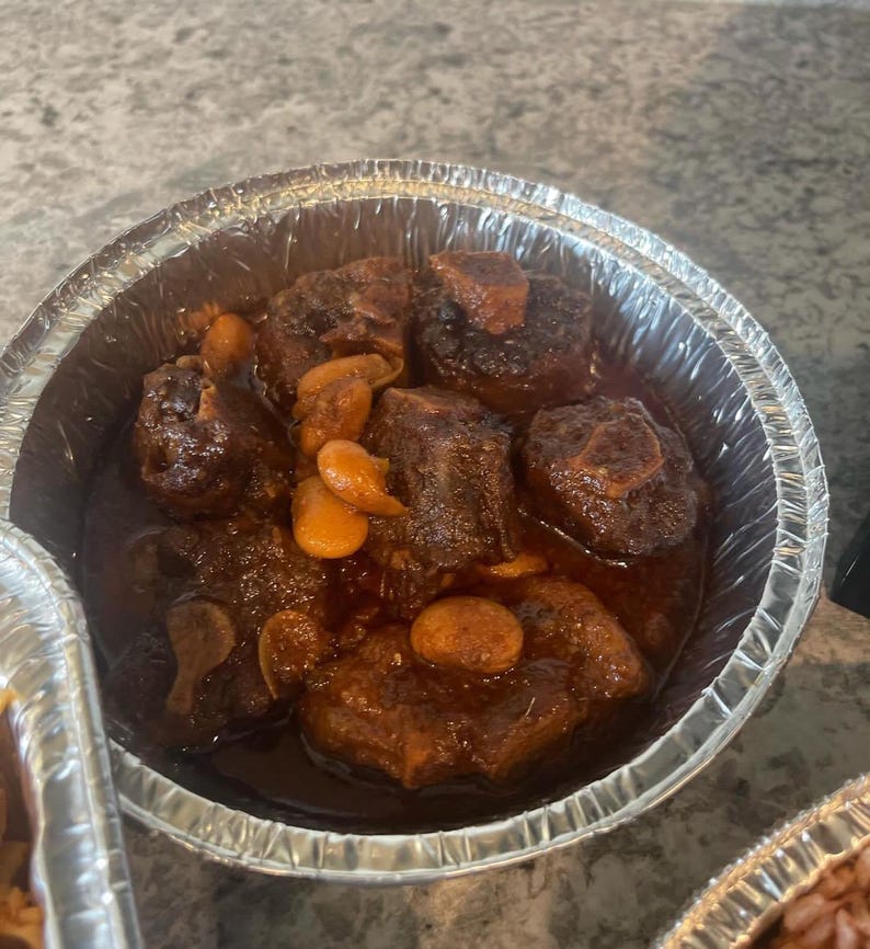 Jamaican Homemade Oxtail - Etsy
