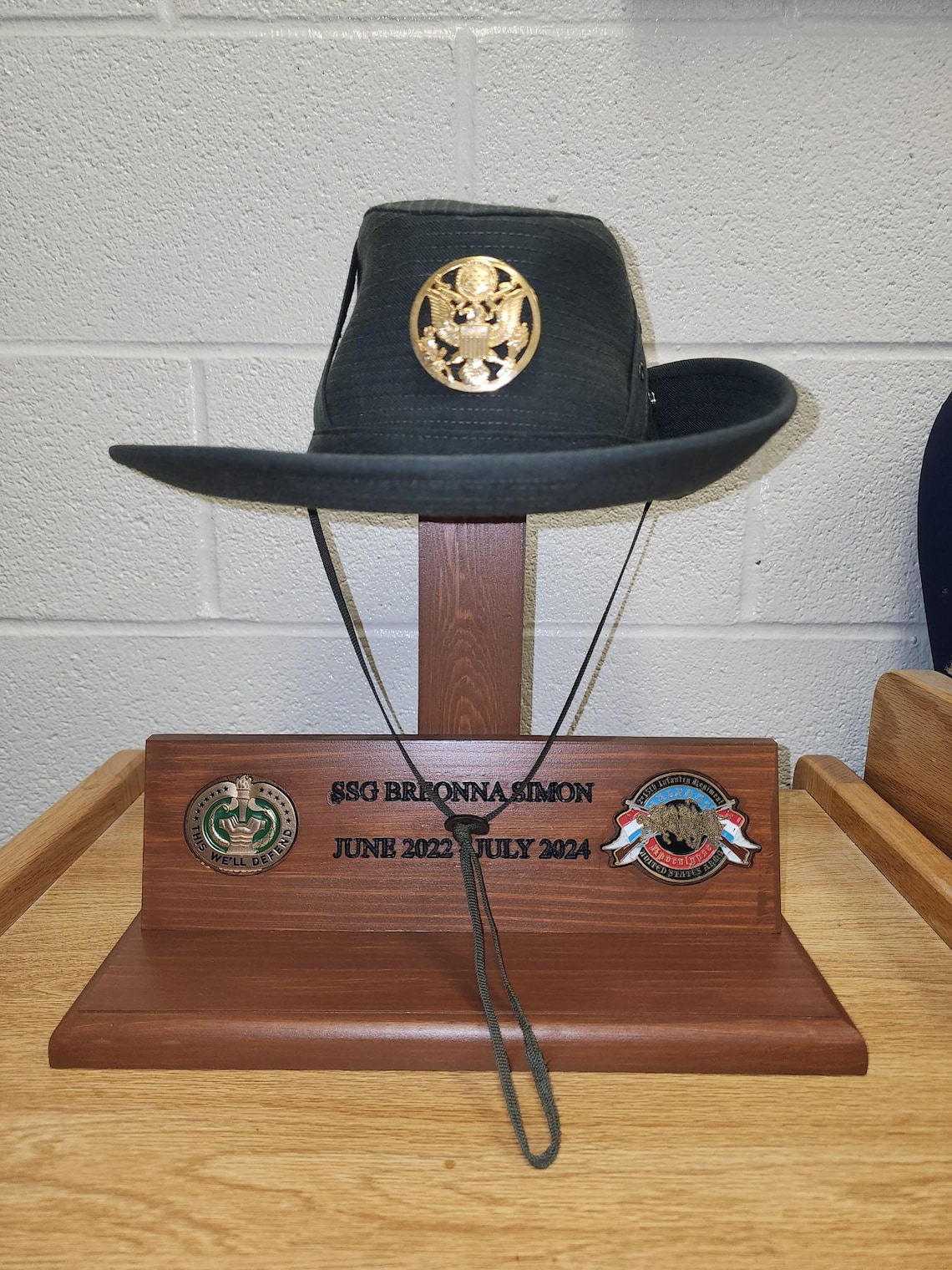Drill Sergeant Campaign Hat Display - Etsy