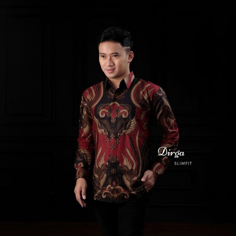 Indonesian Men Batik, Batik Shirt Men, Long Sleeve With Exclusive ...