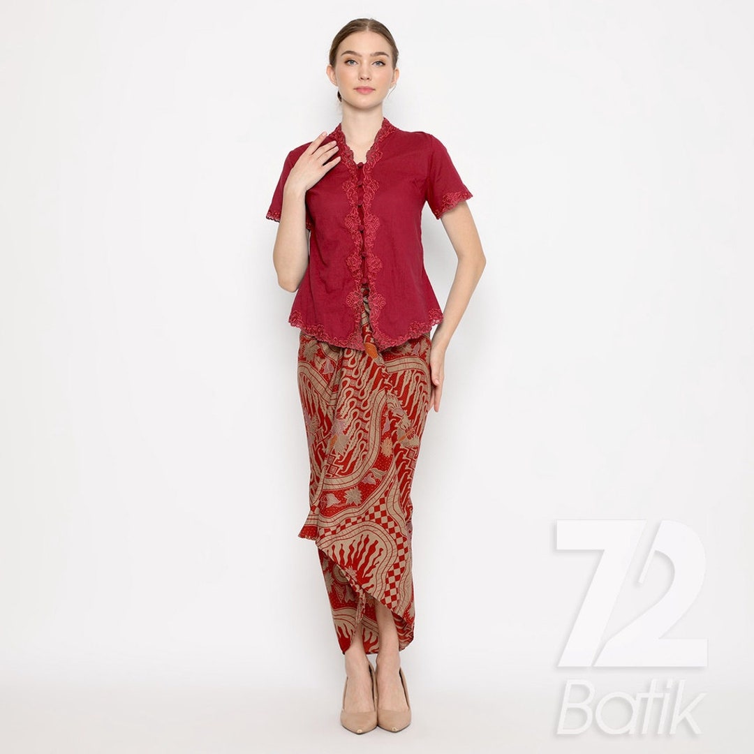 Red Butterfly River Batik Wrap Pants, Bali Beach Pants, Summer Trousers ...