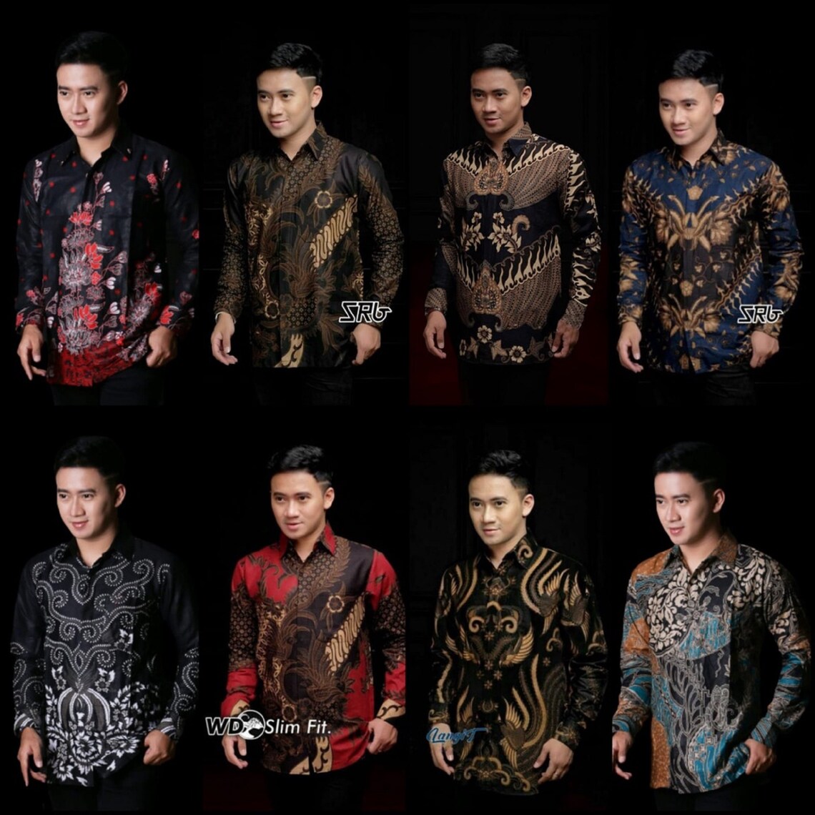 Indonesian Men Batik, Batik Shirt Men, Long Sleeve With Exclusive ...