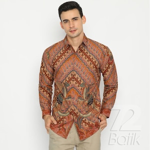 Indonesian Men Batik, Batik Shirt Men, Batik Pekalongan Exclusive ...