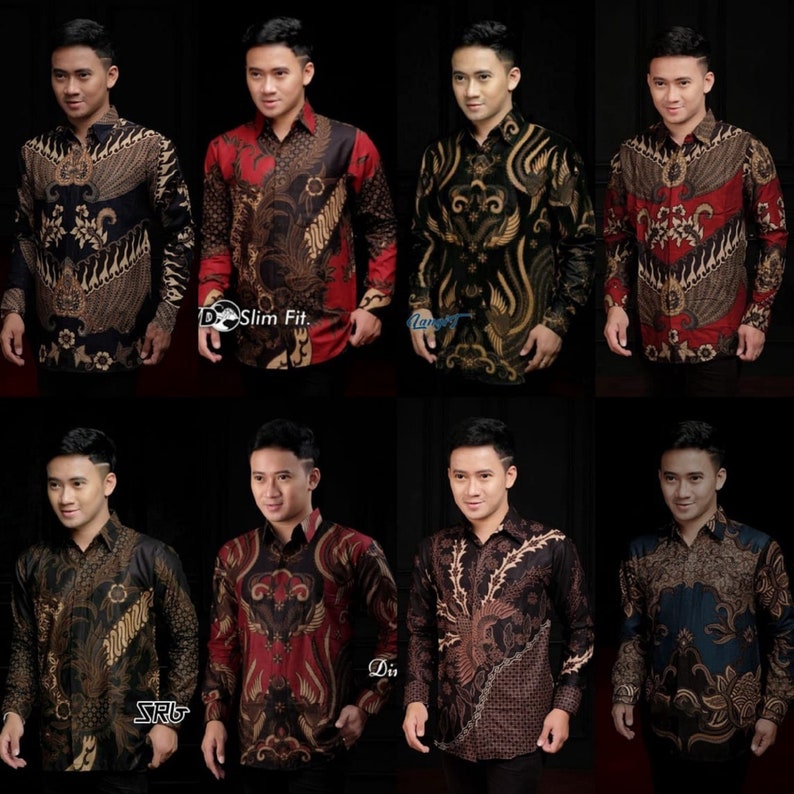 Indonesian Men Batik, Batik Shirt Men, Batik Pekalongan Exclusive ...
