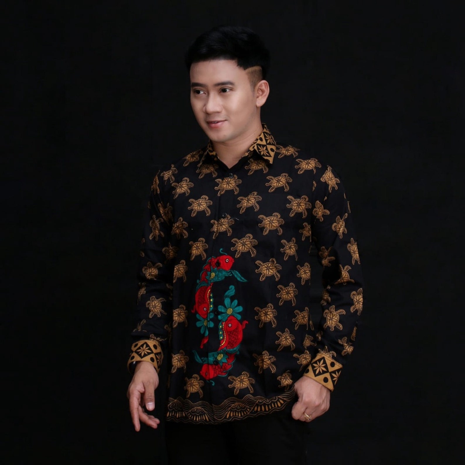 Indonesian Men Batik, Batik Shirt Men, Long Sleeve With Exclusive ...
