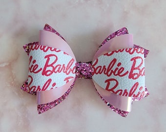 Barbie Hair How, Barbie Personalized Hair Clip and Tulle Bow, Birthday ...